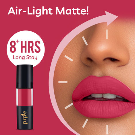 matte raspberry lipstick