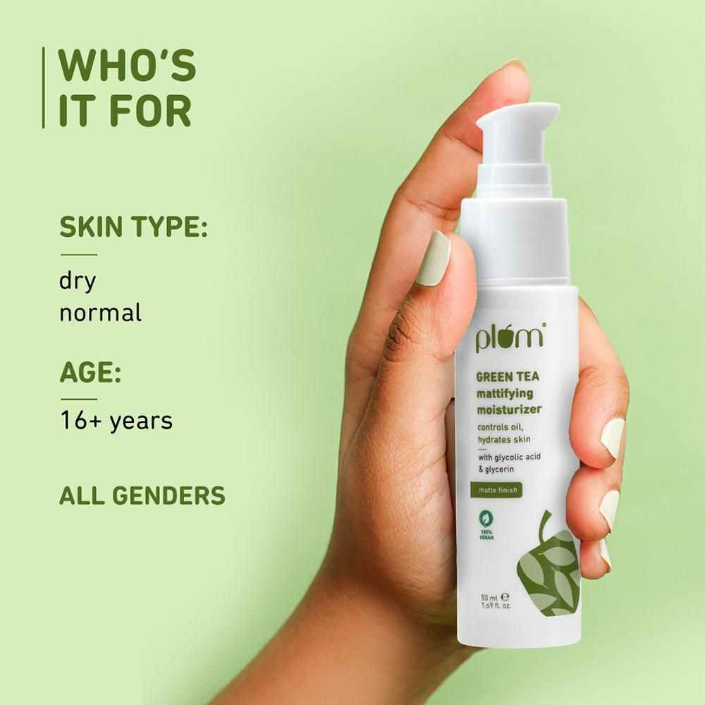 Plum green tea mattifying moisturizer store