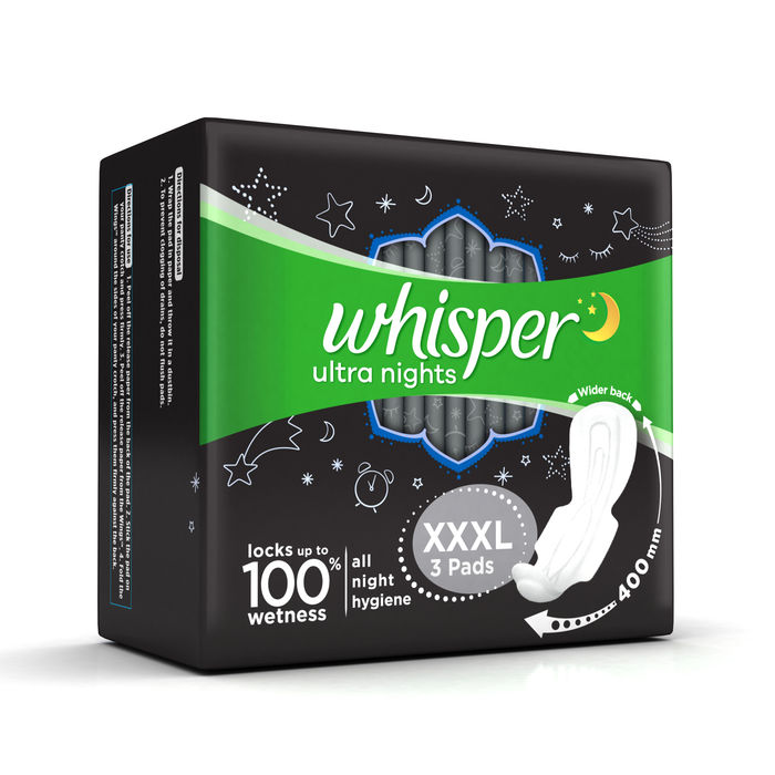 Whisper xxl pads store