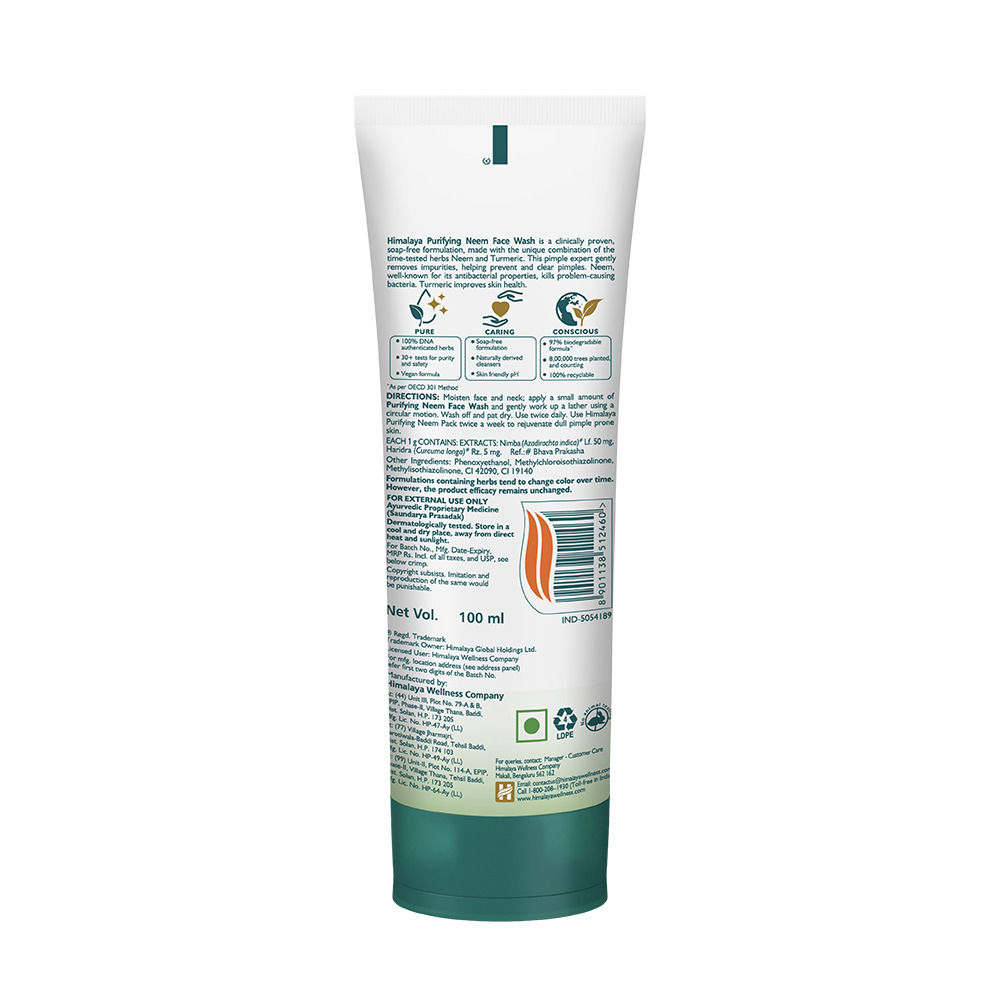 Himalaya neem face wash ingredients store