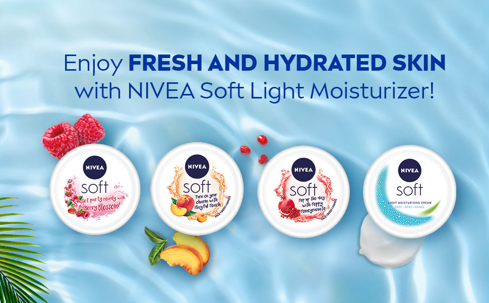 Buy Nivea Soft Light Moisturising Cream (50 ml) Online | Purplle