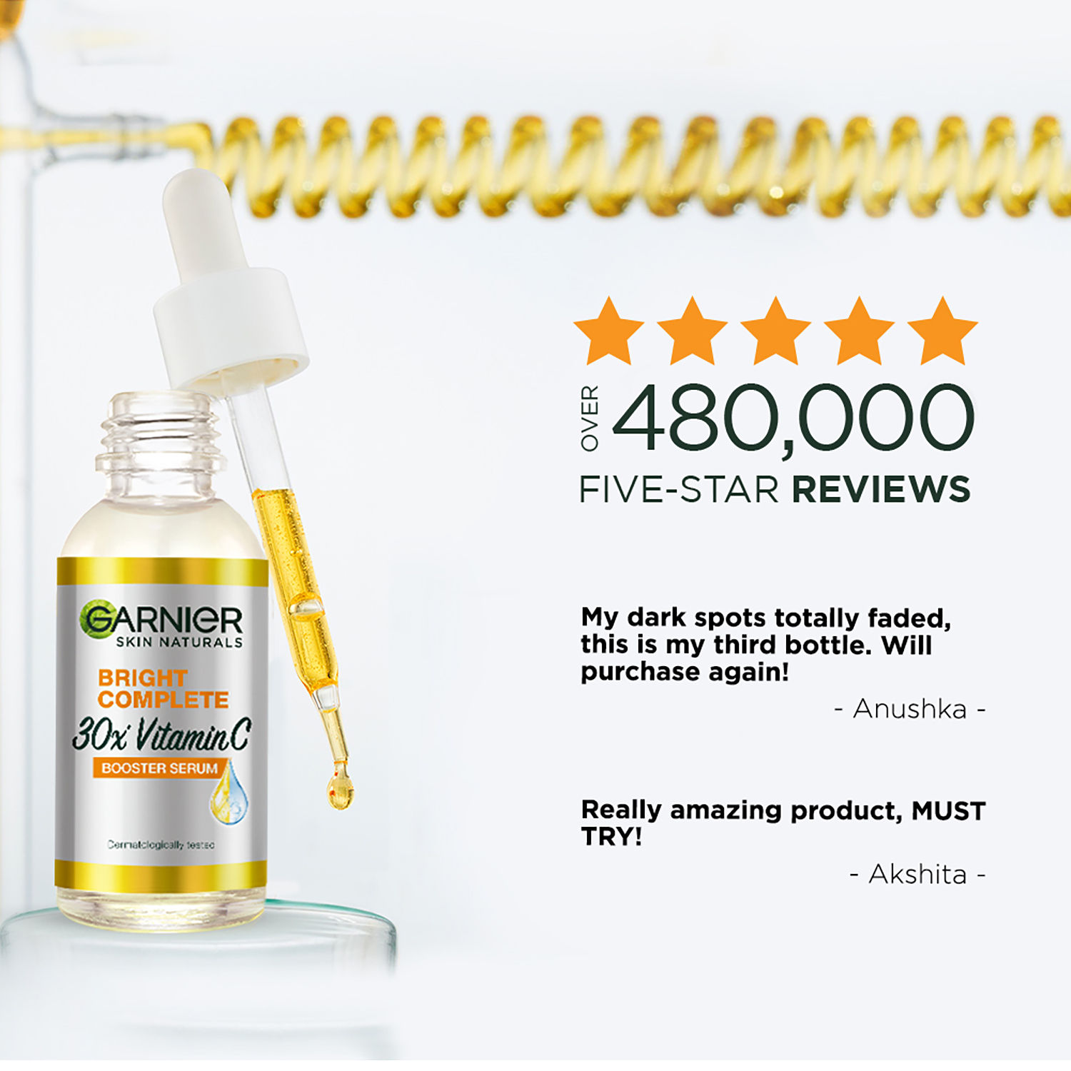 Garnier Bright Complete VITAMIN C Face Serum (50 ml)
