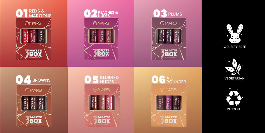 MARS Matte Lipstick Box - 01