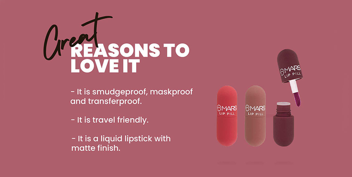 MARS Matte Lip Bullets - Set of 3 - A