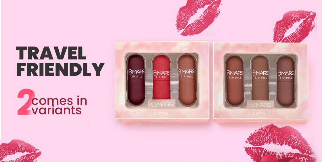 MARS Matte Lip Bullets - Set of 3 - A