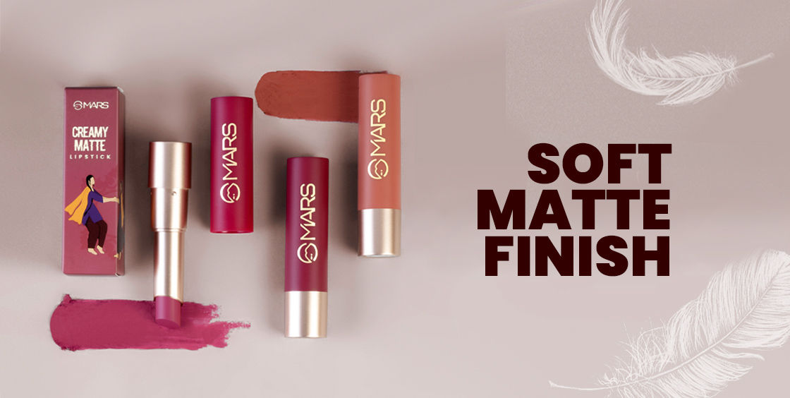 MARS creamy Matte lipstick- Bihu Bliss