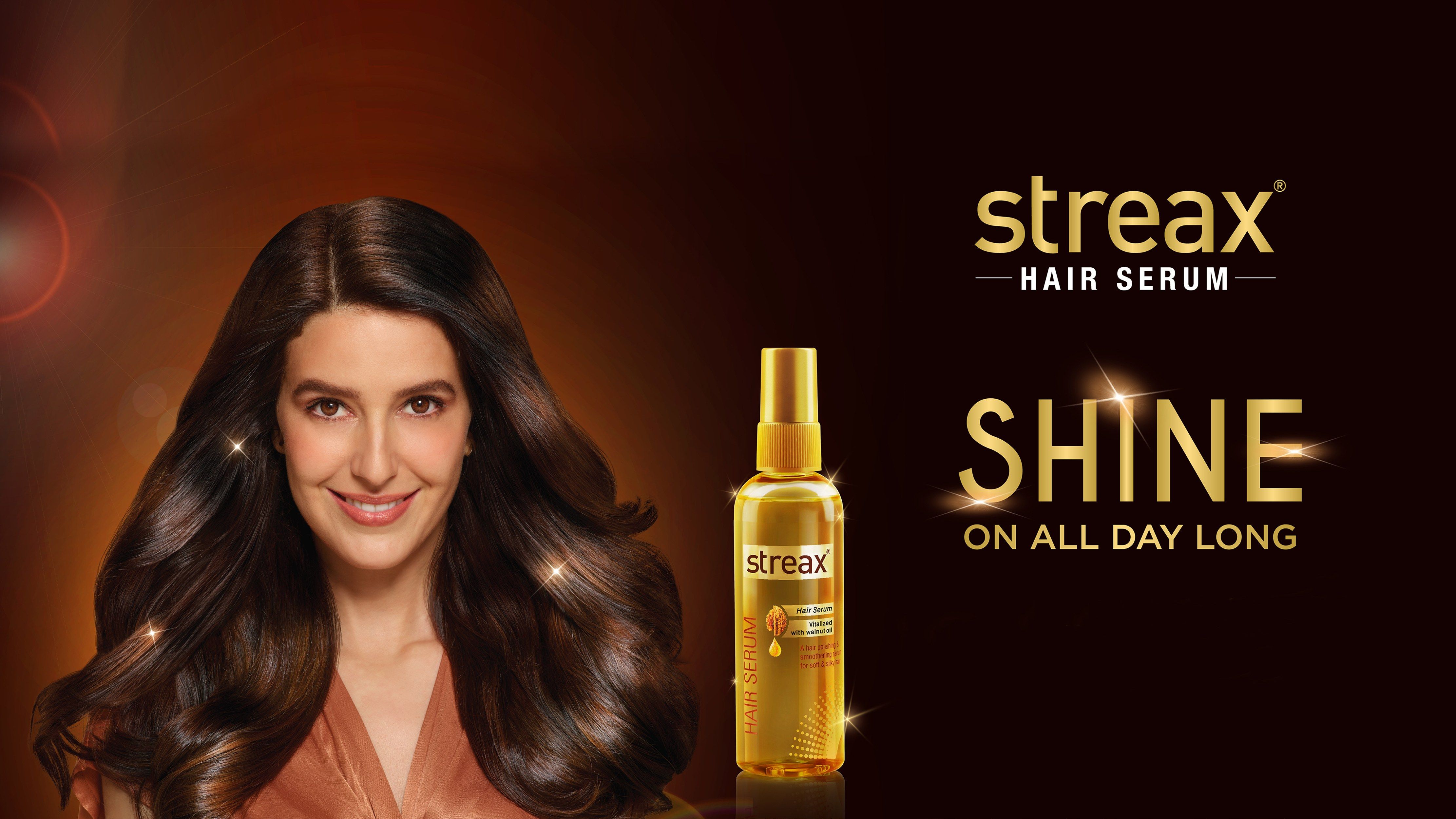 Streax Hair Serum vitalised with Walnut Oil 45 ml