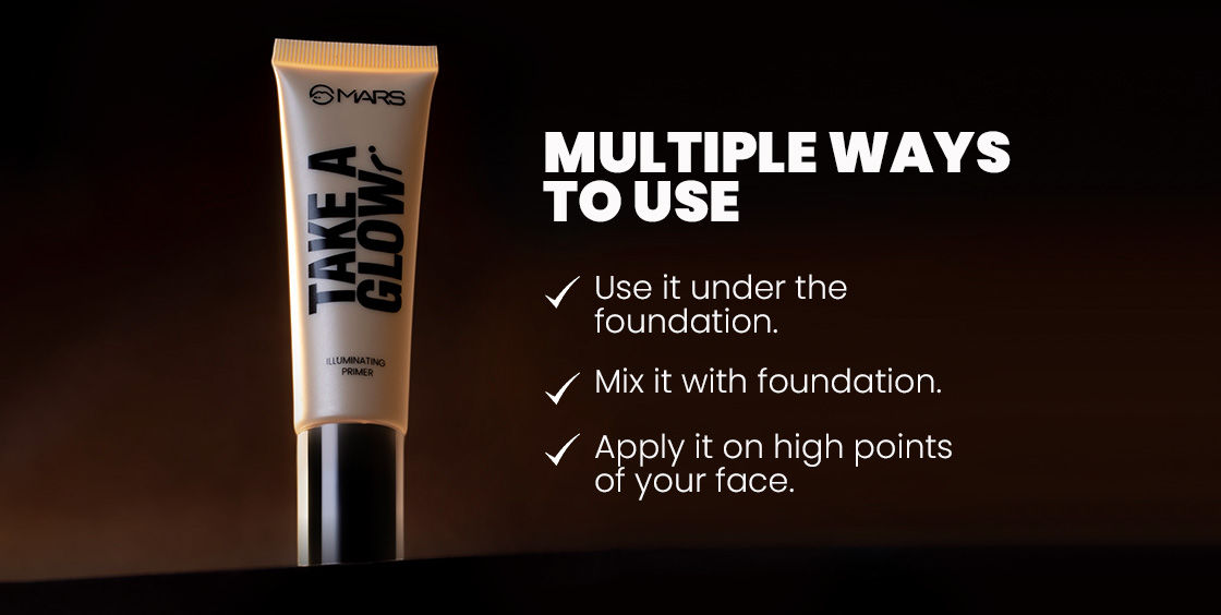 MARS Take a Glow Illuminating Primer - Light Beam , 30ml