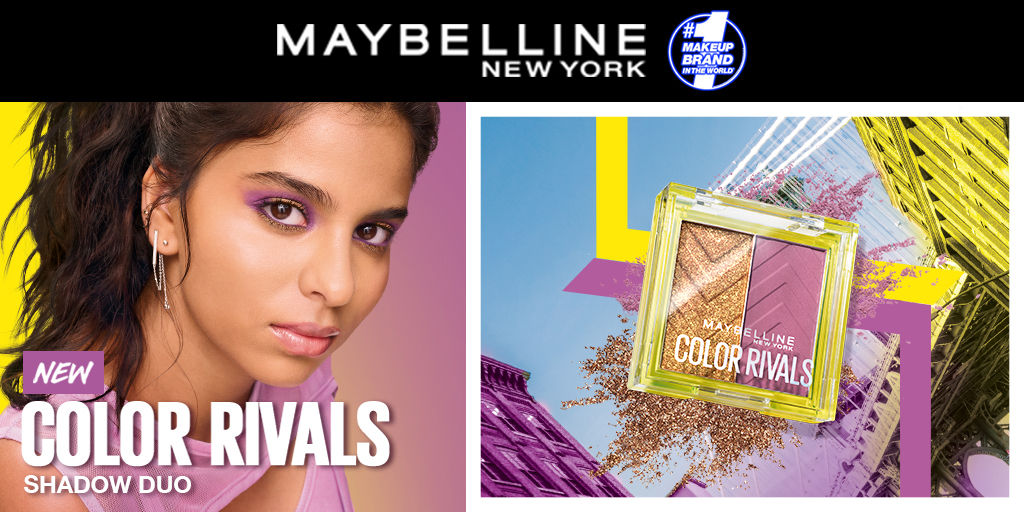 Maybelline New York Color Rivals Pigmented Eyeshadow Palette, Long ...
