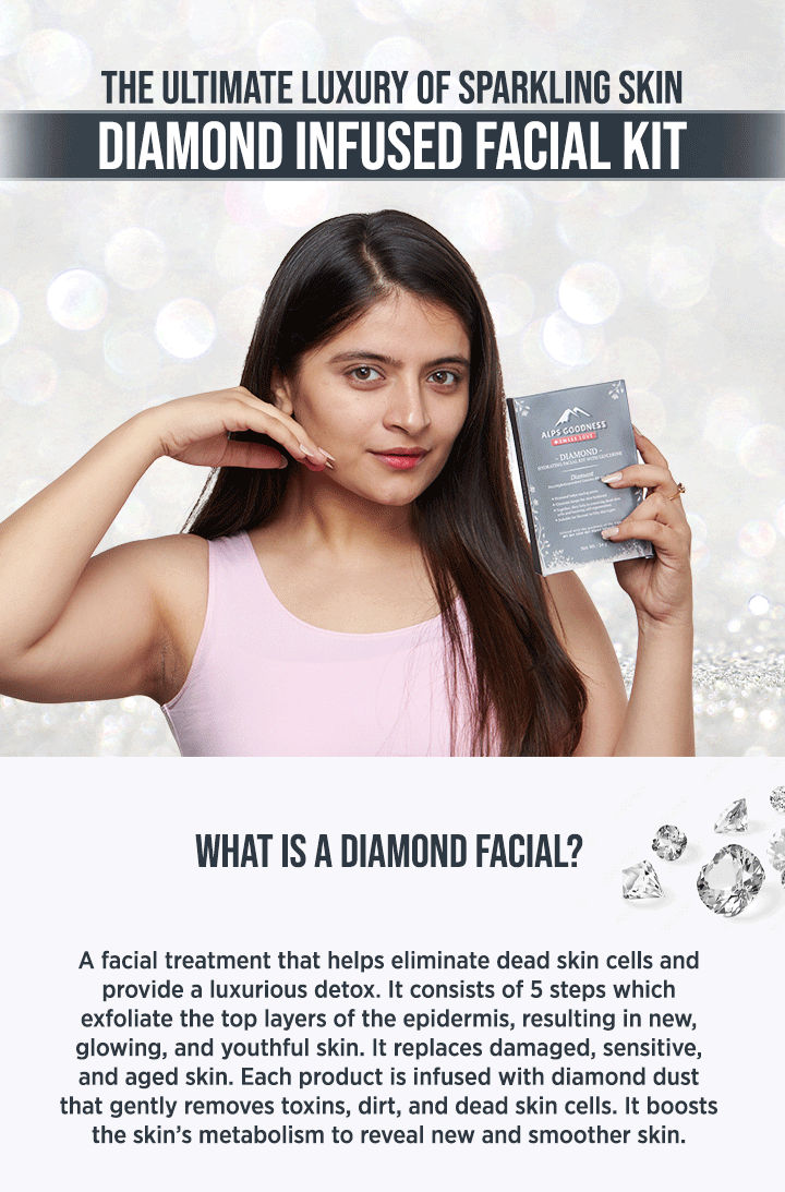 Buy Alps Goodness Diamond Hydrating Facial Kit with Glycerine (34 gm ...
