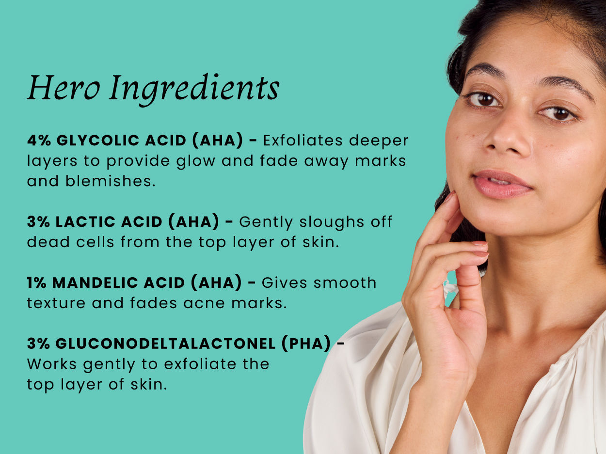 Foxtale The Diva Over Night Glow Mask | with AHA, PHA & Provitamin B5 ...