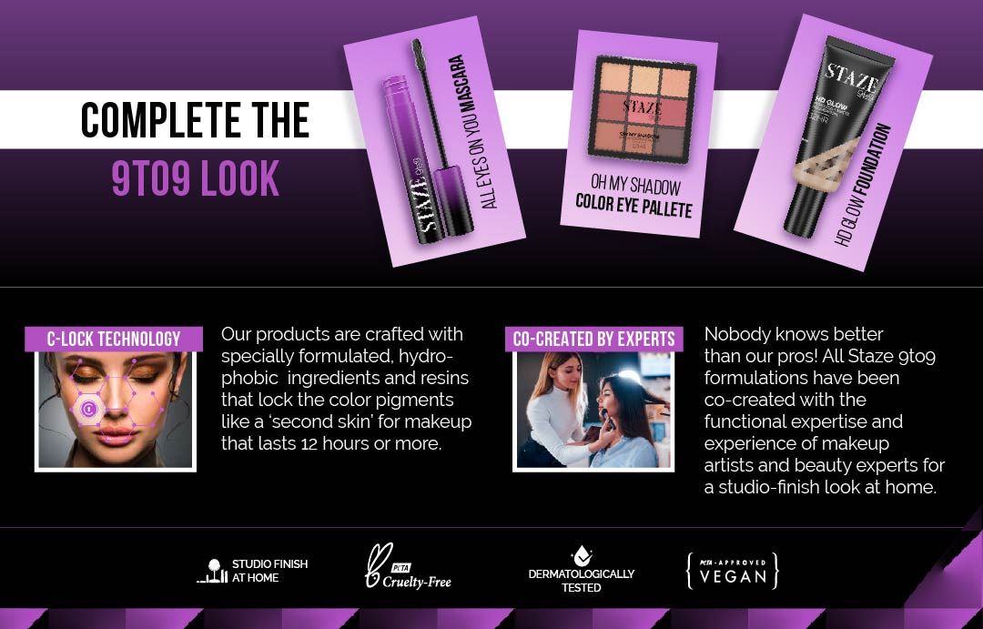 Staze 9to9 Love Tri-angle 3-in-1 Lipstick 3.8g