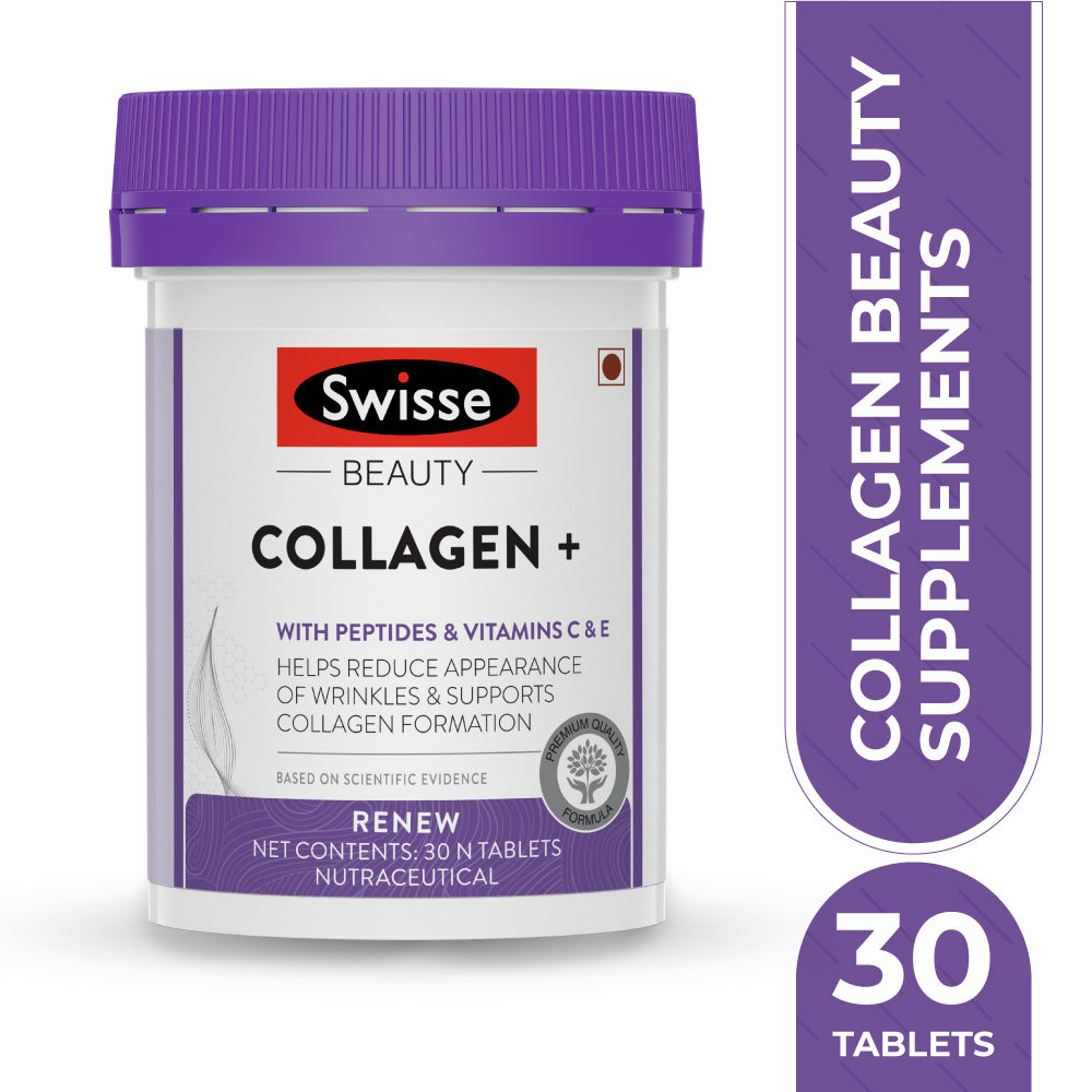 Buy Swisse Beauty Collagen+ Supplement with Peptides & Vitamin C & E ...