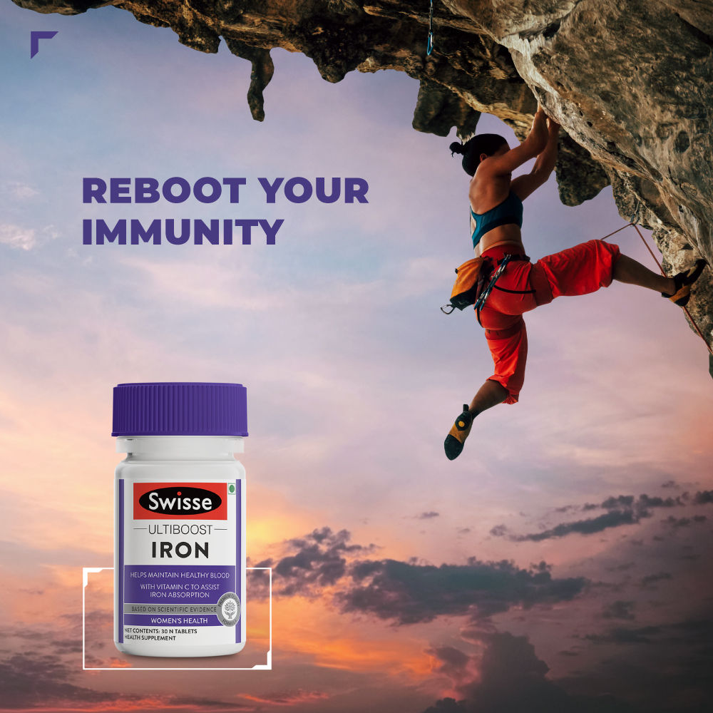 Buy Swisse Ultiboost Iron Supplement with Vitamin C, Vitamin B6 ...