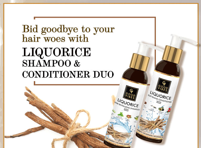 Buy Good Vibes Liquorice Hair Revitalizing Shampoo with Cucumber for ...