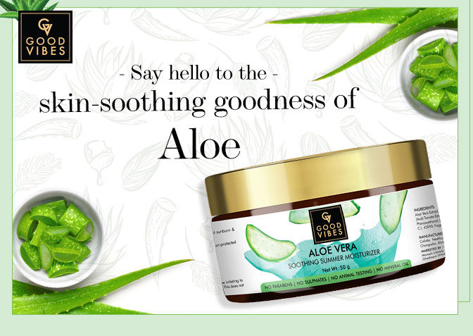 Good Vibes Soothing Summer Moisturizer - Aloe Vera (50 g)