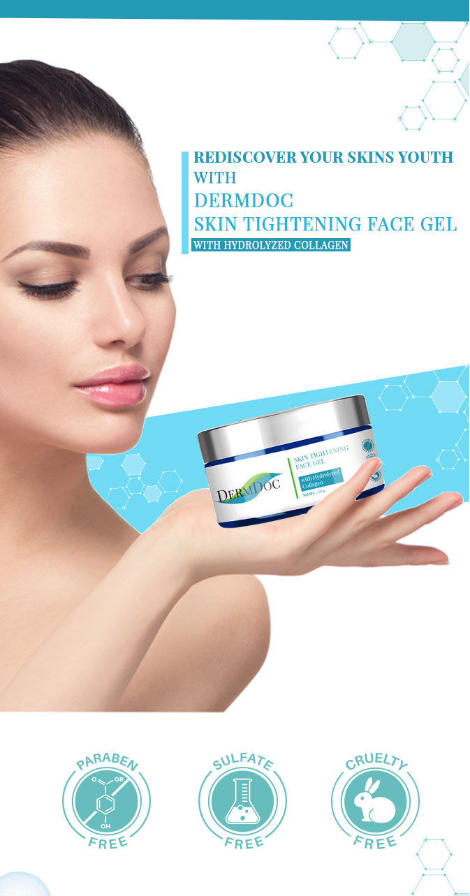 Buy DermDoc Skin Tightening Gel with Hydrolyzed Collagen (50 g) Online ...