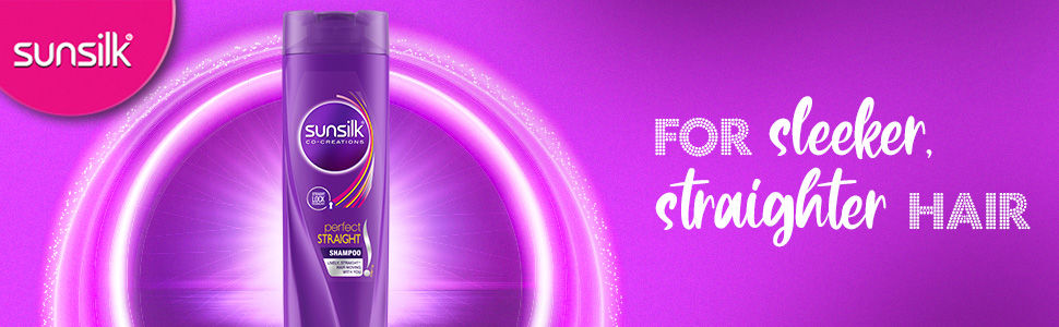 Buy Sunsilk Perfect Straight Shampoo ((340 ml)) Online | Purplle
