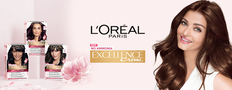 Buy L'Oreal Paris Excellence Creme Aishwarya's Brown 425 Online | Purplle