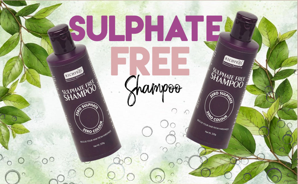 Buy Richfeel Sulphate Free Shampoo (220 g) Online | Purplle