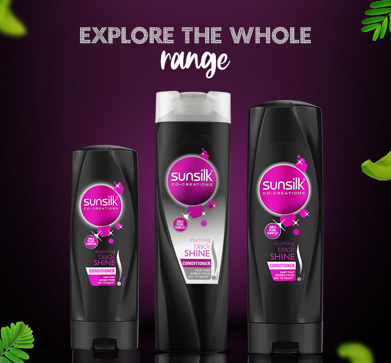 Buy Sunsilk Stunning Black Shine Conditioner (180 ml) - Find Offers ...