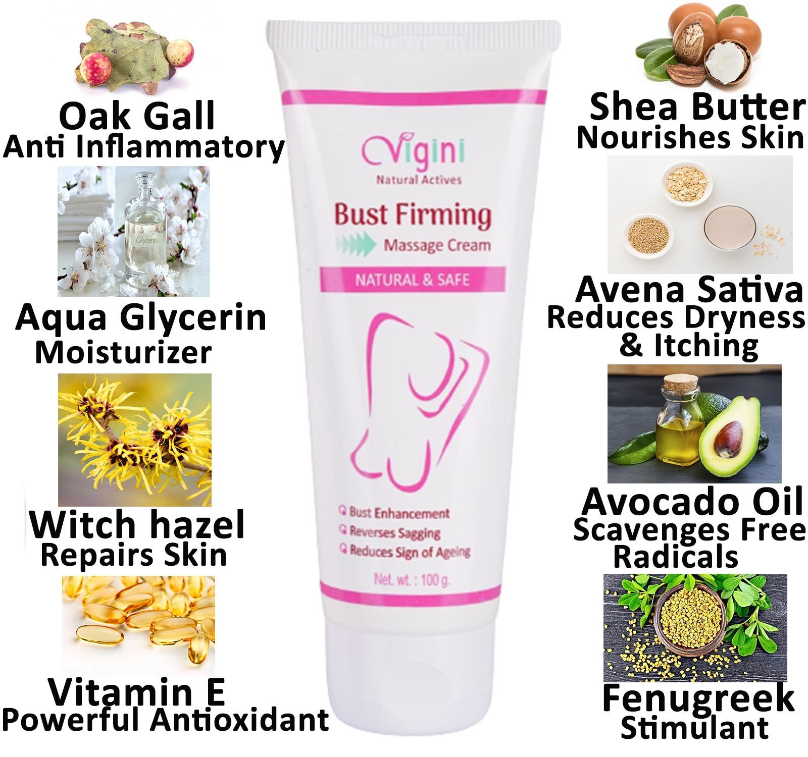 Buy Vigini 100% Natural Actives Breast Bust Body Shaping Toner Firming ...