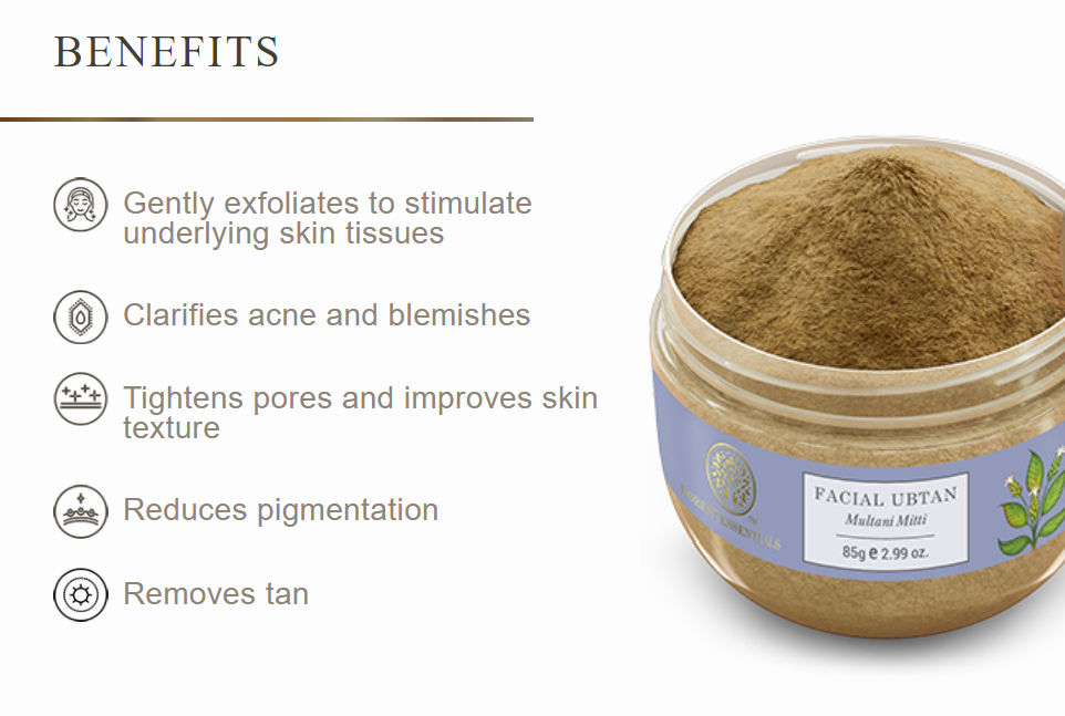 Forest Essentials Facial Ubtan Multani Mitti 85 gms