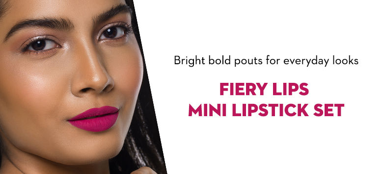 SUGAR Fiery Lips Mini Lipstick Set