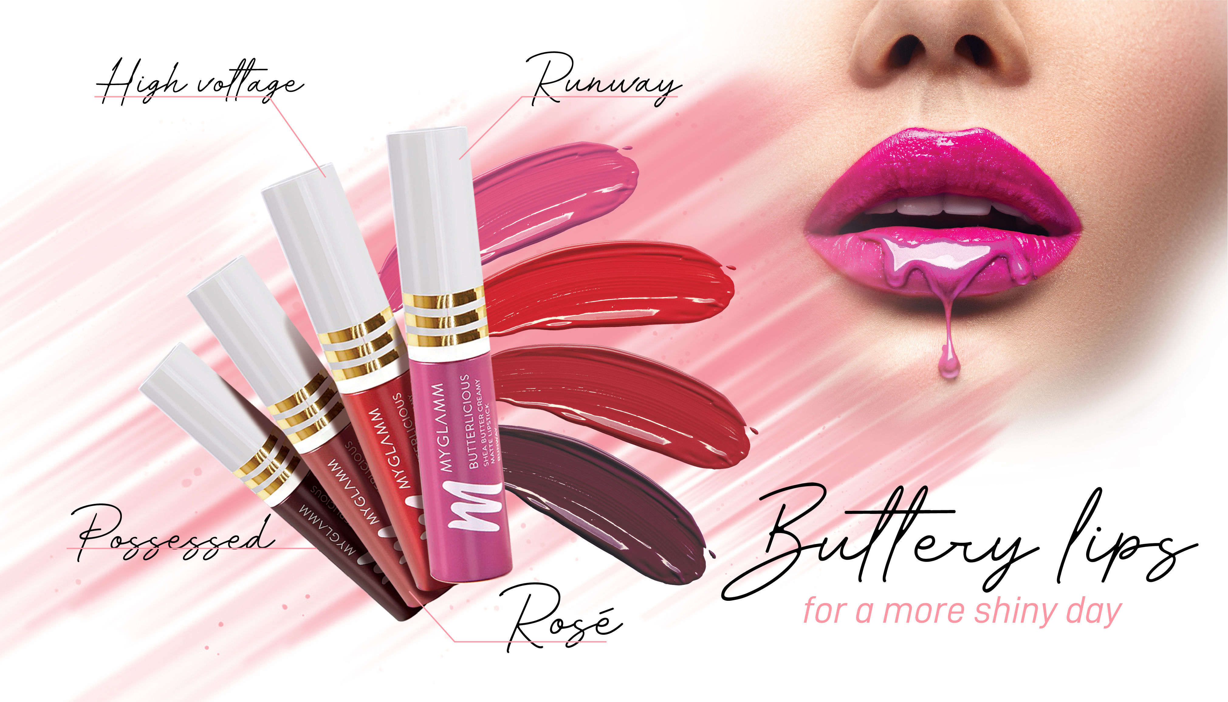 Myglamm Butterlicious Liquid Matte Lipstick - Rose