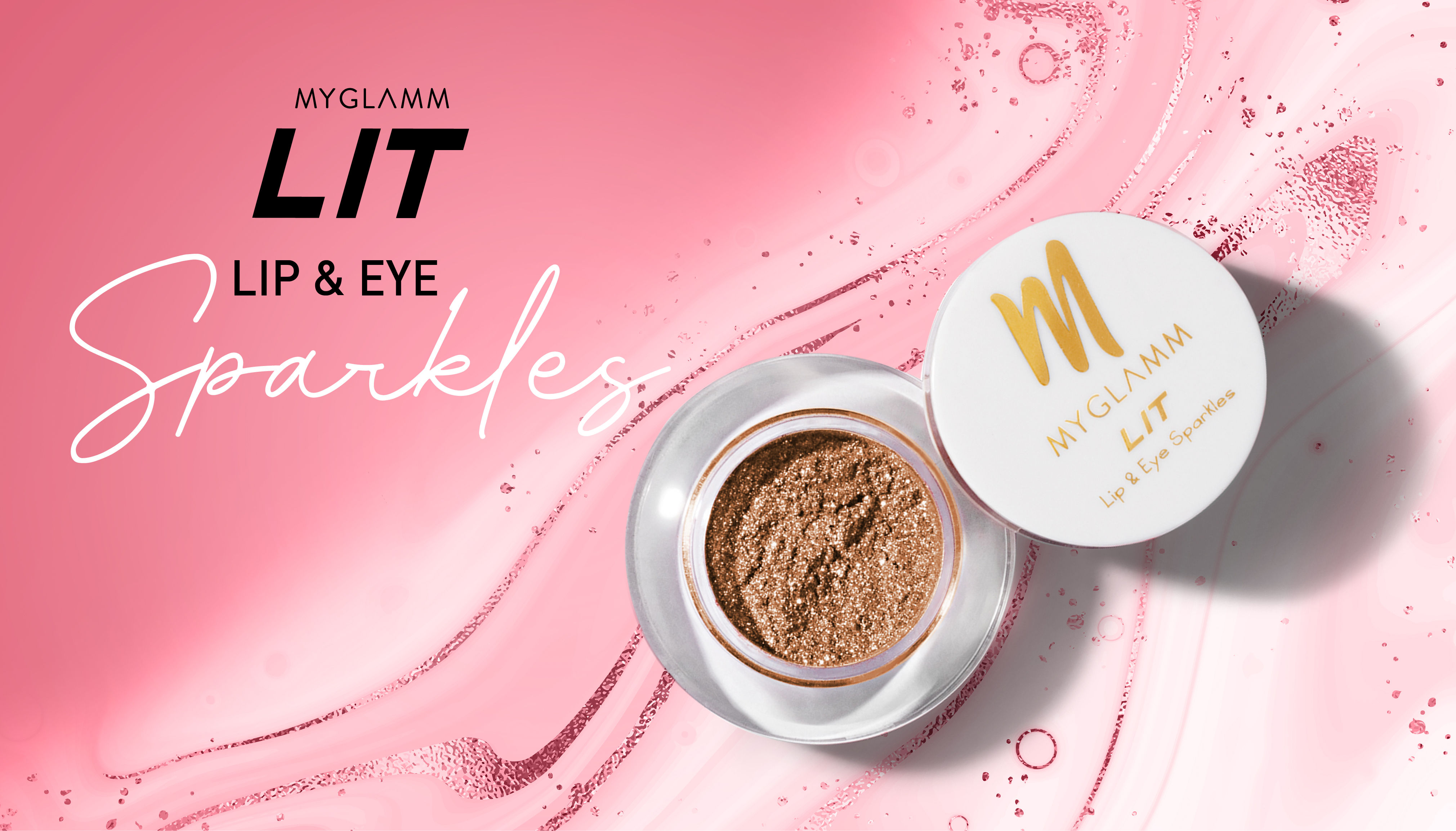 Myglamm Lit Lip & Eye Sparkles - Duchess