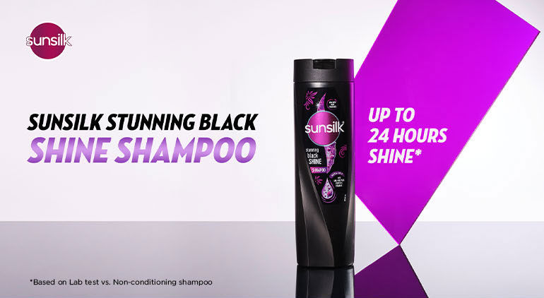 Sunsilk Stunning Black Shine Shampoo 180 ml