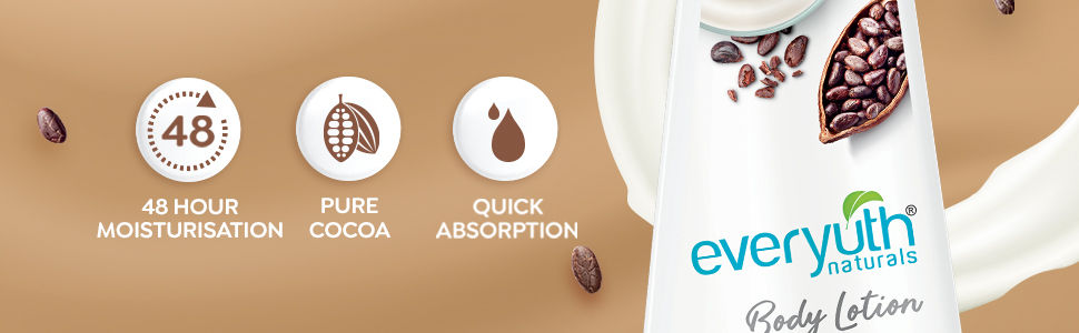 Everyuth Naturals Body Lotion Nourishing Cocoa 100ml