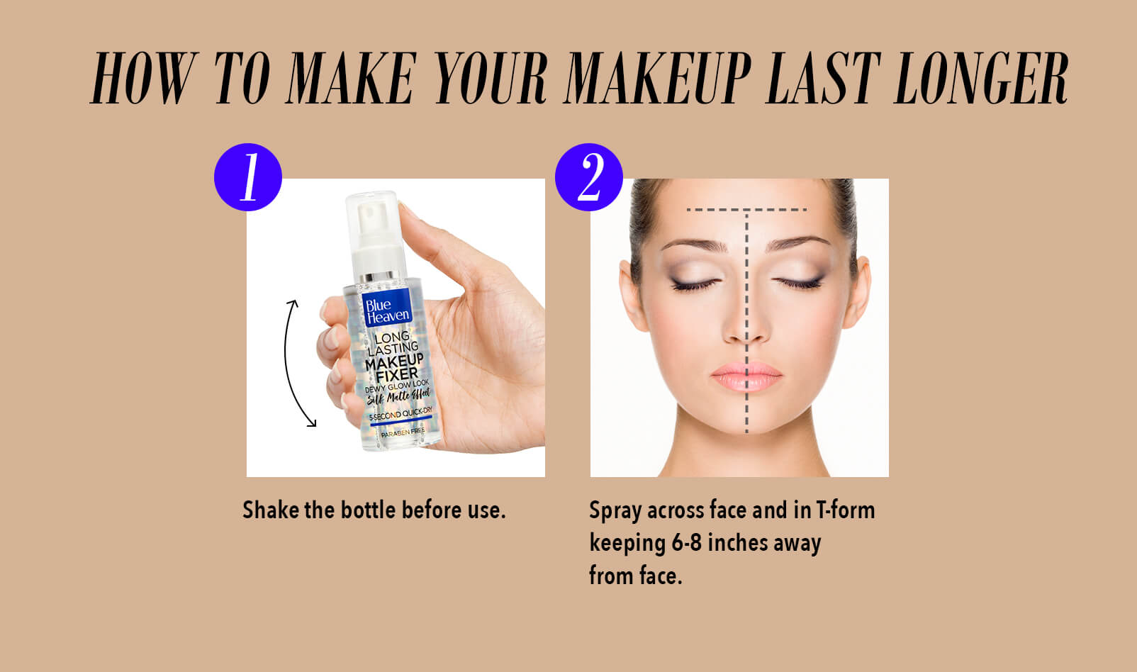 Buy Blue Heaven Long Lasting Makeup Fixer Primer (115 ml) Online | Purplle