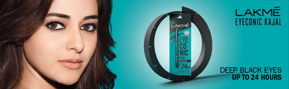 Lakme Eyeconic Kajal - Twin Pack, 0.35g + 0.35g
