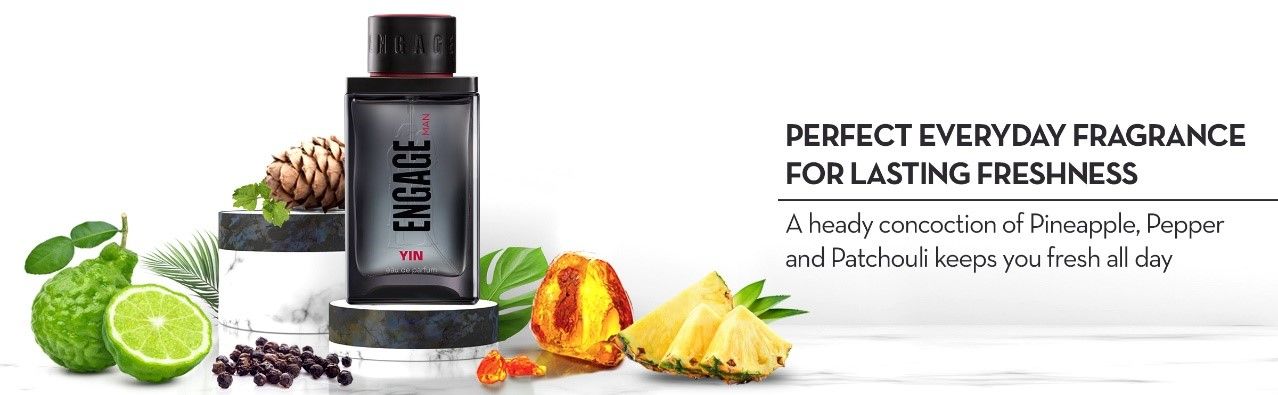 Engage Yin Eau De Parfum, Perfume for Men, 90ml