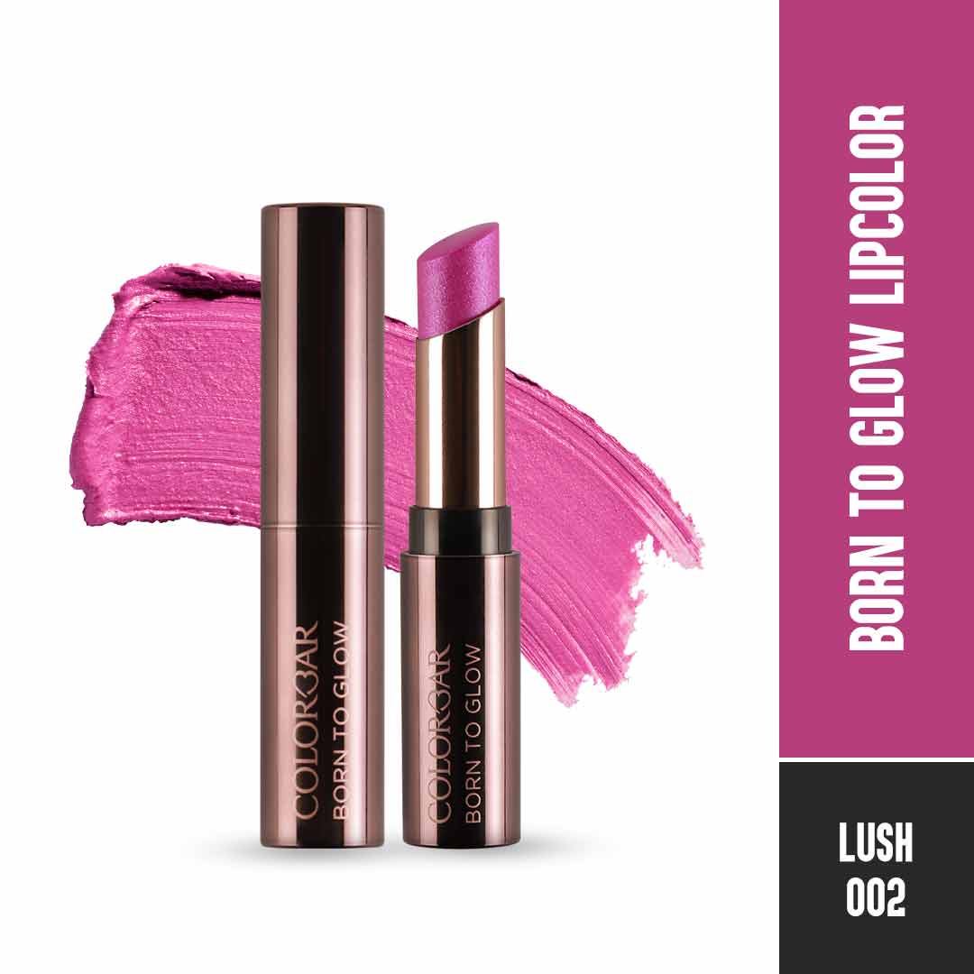 Buy Colorbar Cosmetics Born To Glow Lipcolor-Lush BGL002 Online | Purplle