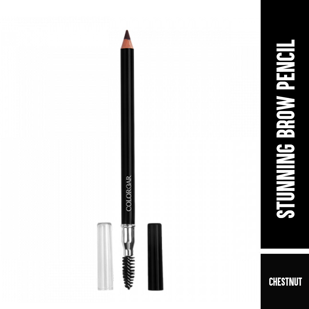 Buy Colorbar Stunning Brow Pencil Chestnut Online | Purplle