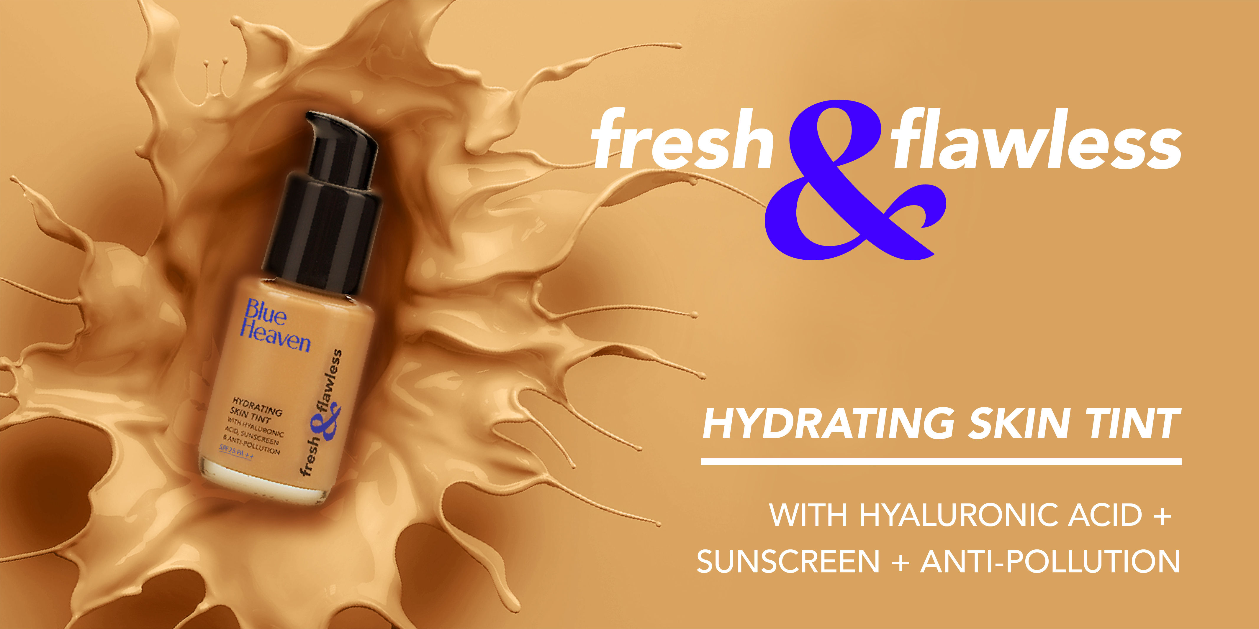 Blue Heaven Fresh & Flawless Hydrating Skin Tint, Honey