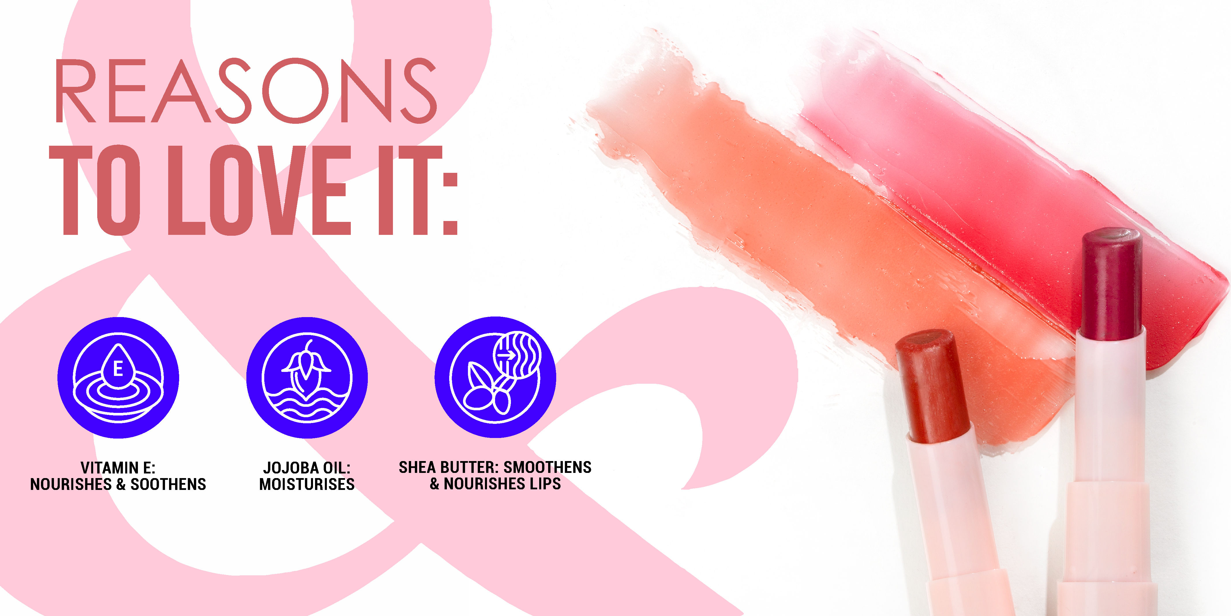 Blue Heaven Jelly & Butter Hydrating Lip Balm, Light Red