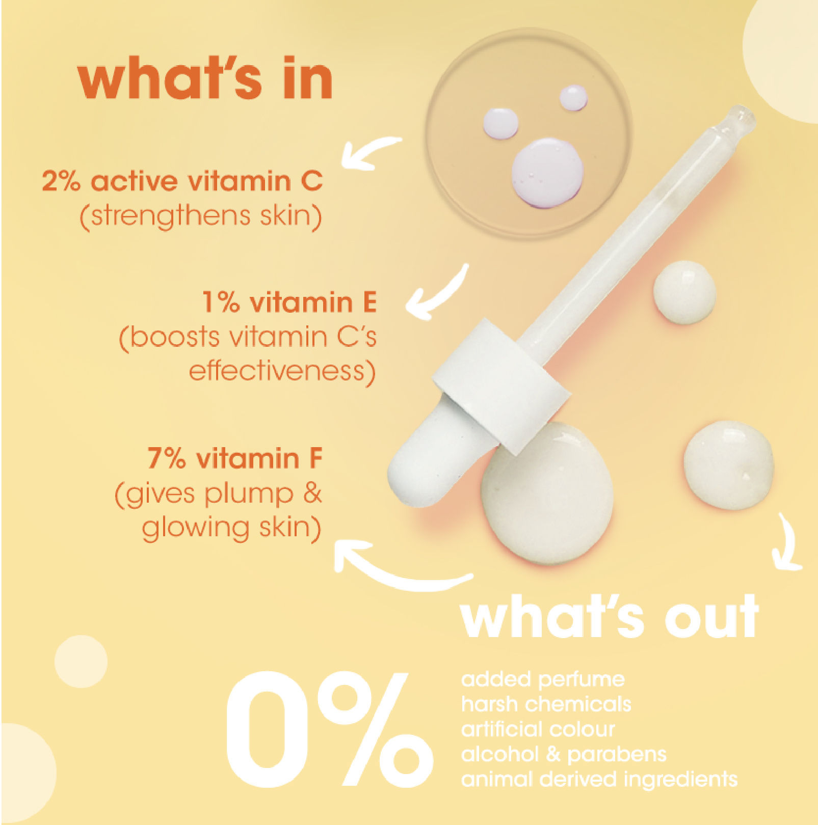 Simple Booster Serum - 10% Vitamin C+E+F For Youthful Glowing Skin, 30 ml