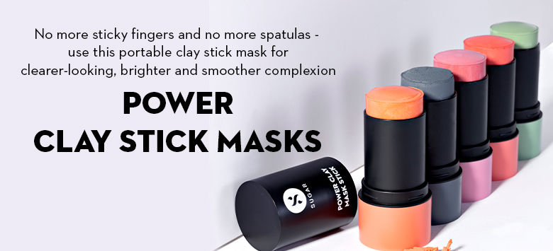 SUGAR Cosmetics Power Clay Mask Stick - 04 After Sun