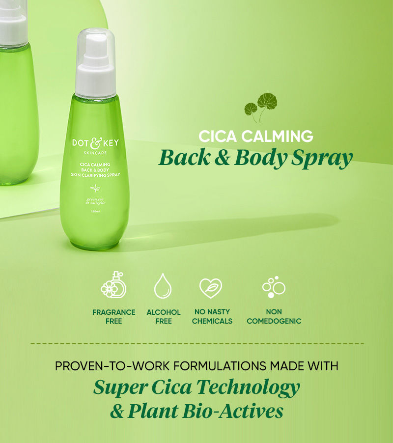 Dot & Key Cica Calming Back & Body Skin Clarifying Spray (150 ml)
