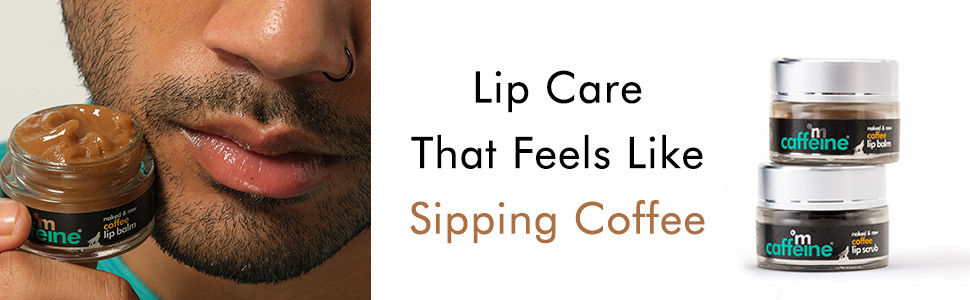 mCaffeine Quick Coffee Sip Duo - Reduce Pigmentation with Lip Scrub & Balm