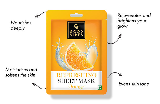 Good Vibes Sheet Mask - Orange (20ml)