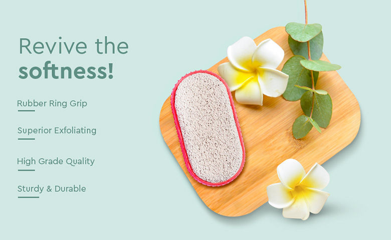 Buy GUBB Pumice Stone For Feet With Rubber Grip Online | Purplle