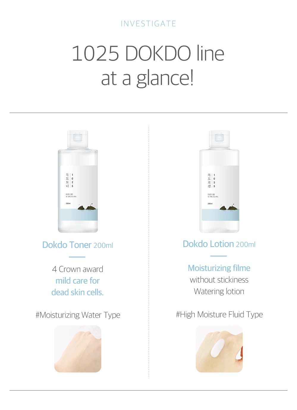 Round Lab 1025 Dokdo Toner+Lotion Set | Korean Skin Care
