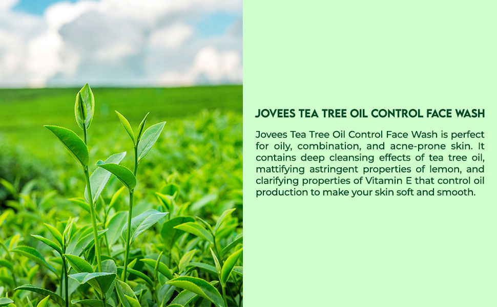 Buy Jovees Tea Tree Face Wash 120 ml Online | Purplle