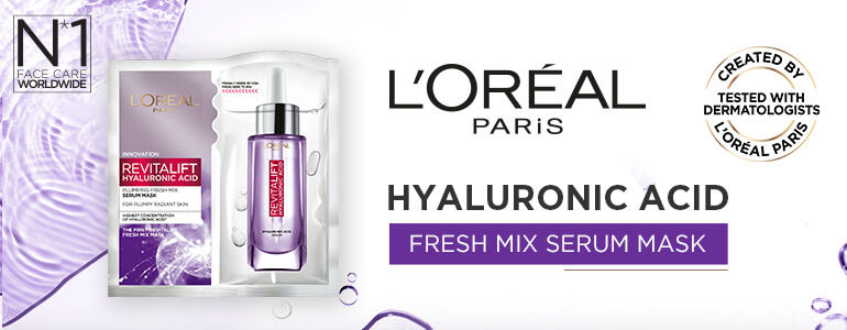 L'Oreal Paris HA fresh mix mask (Pack of 3)