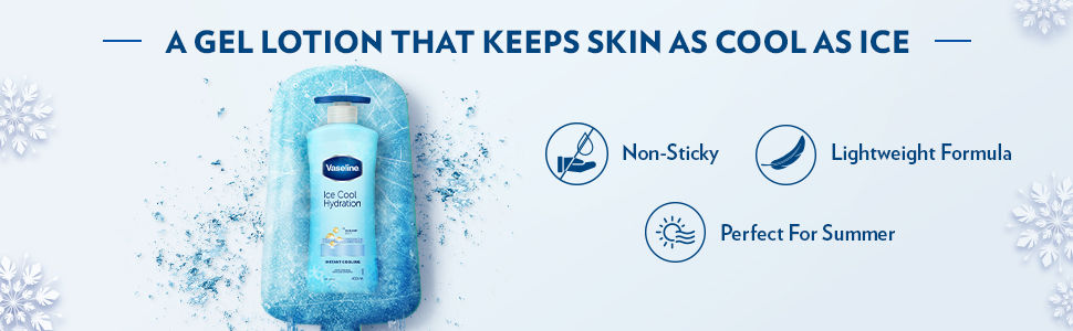 Vaseline Ice Cool Hydration Lotion (400 ml)
