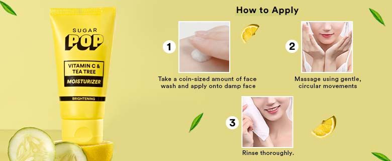 SUGAR POP Vitamin C & Tea Tree Moisturizer50 gms